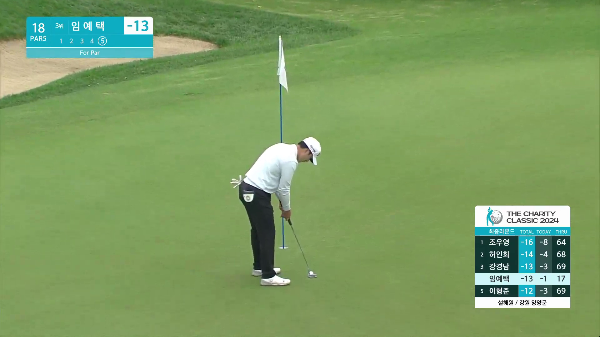 임예택 18홀 5번째샷 [더채리티클래식 2024 3R]