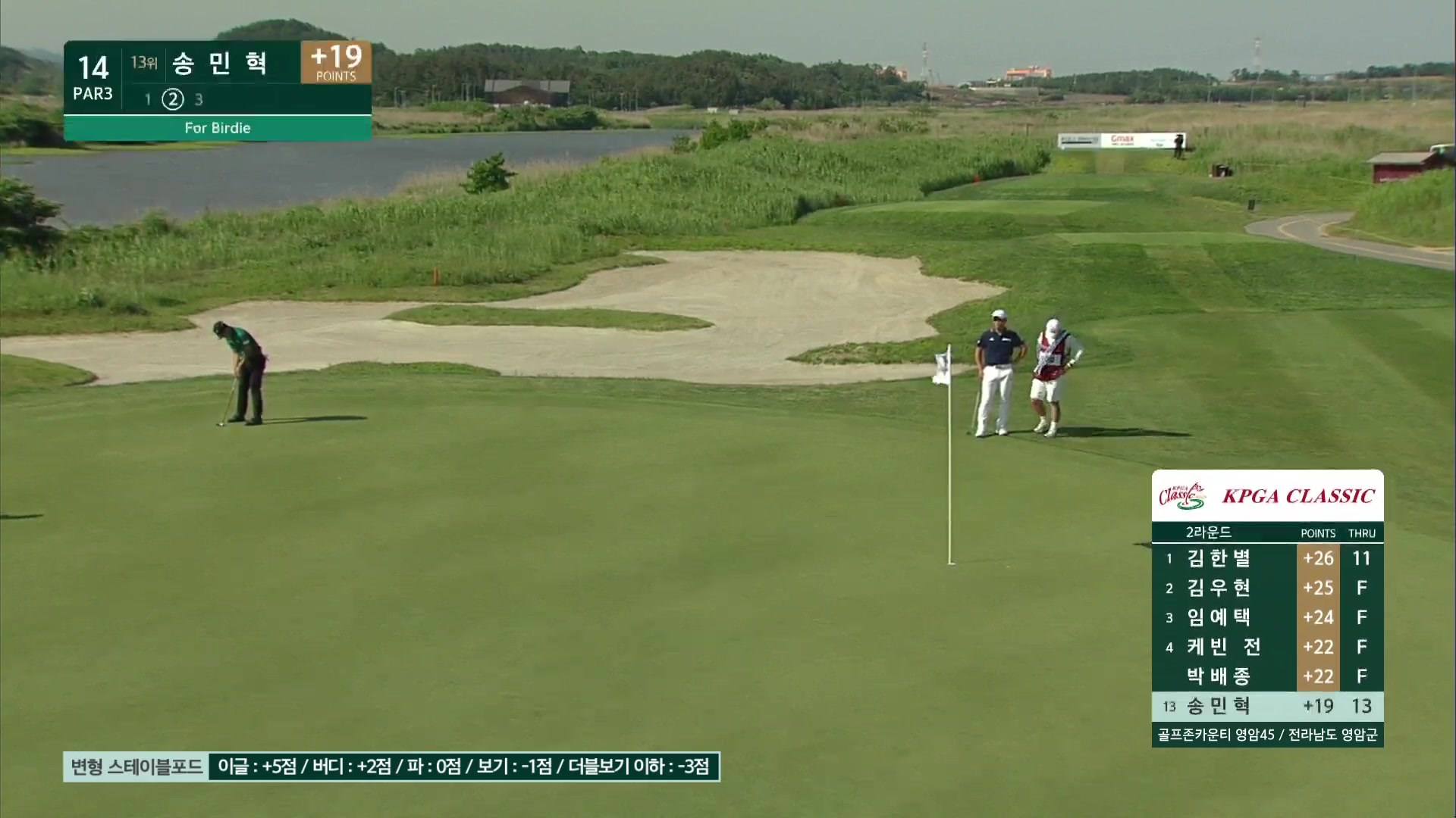 송민혁 14홀 2번째샷 [KPGA 클래식 2R]