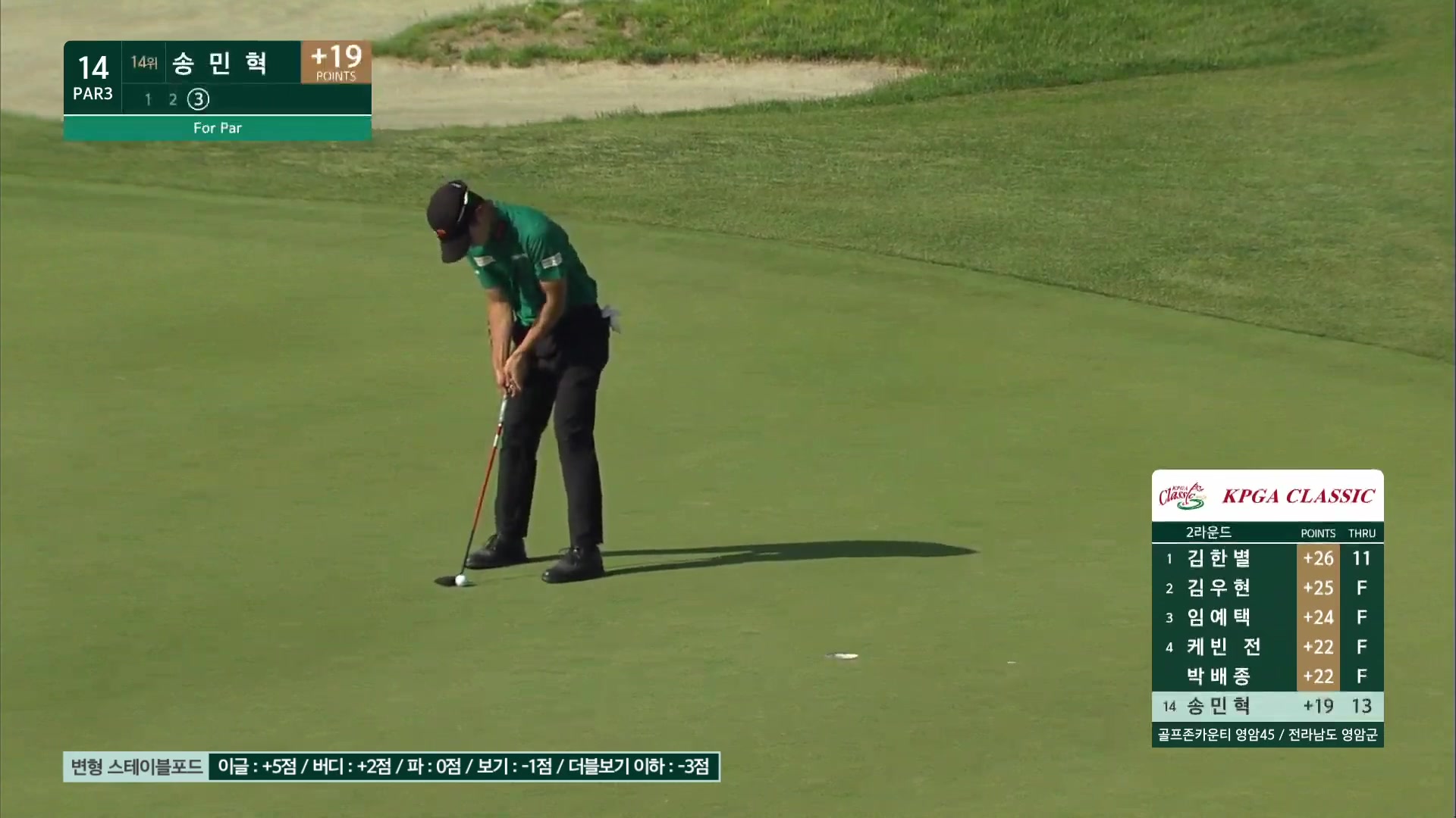 송민혁 14홀 3번째샷 [KPGA 클래식 2R]