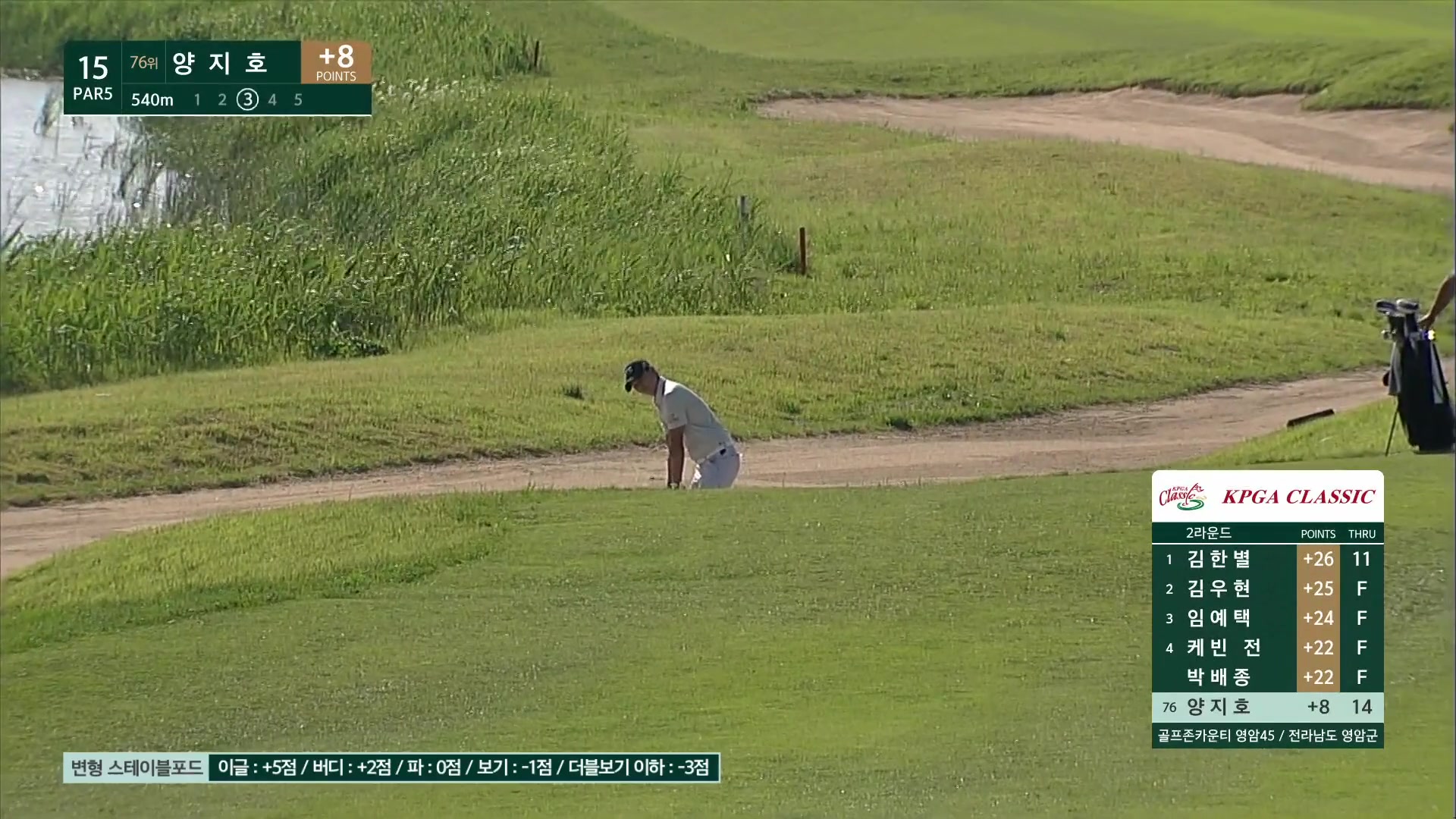 양지호 15홀 3번째샷 [KPGA 클래식 2R]