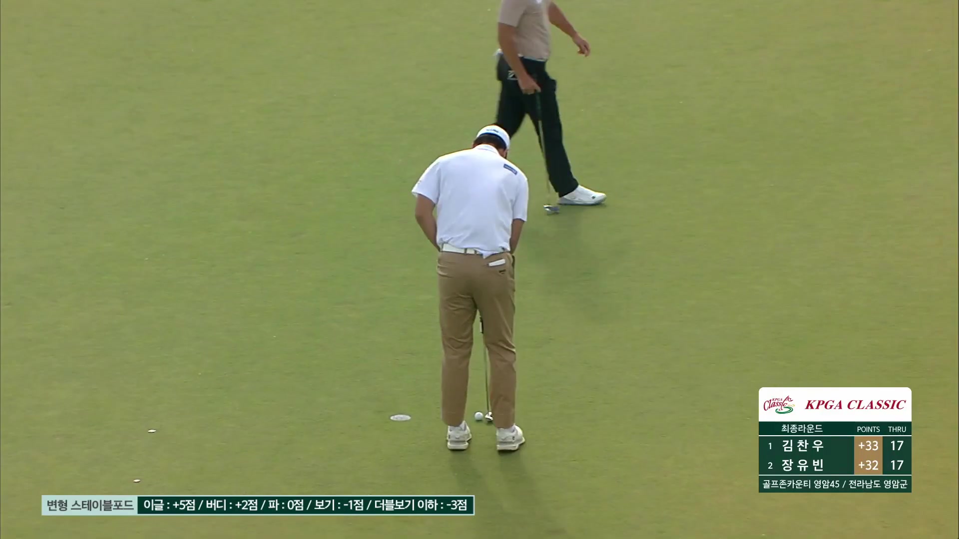 장유빈 18홀 4번째샷 [KPGA 클래식 FR]